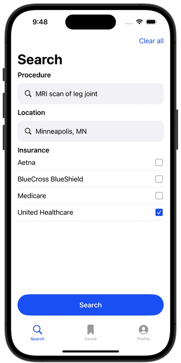 Find Shoppable CPT Codes for Healthcare Transparency